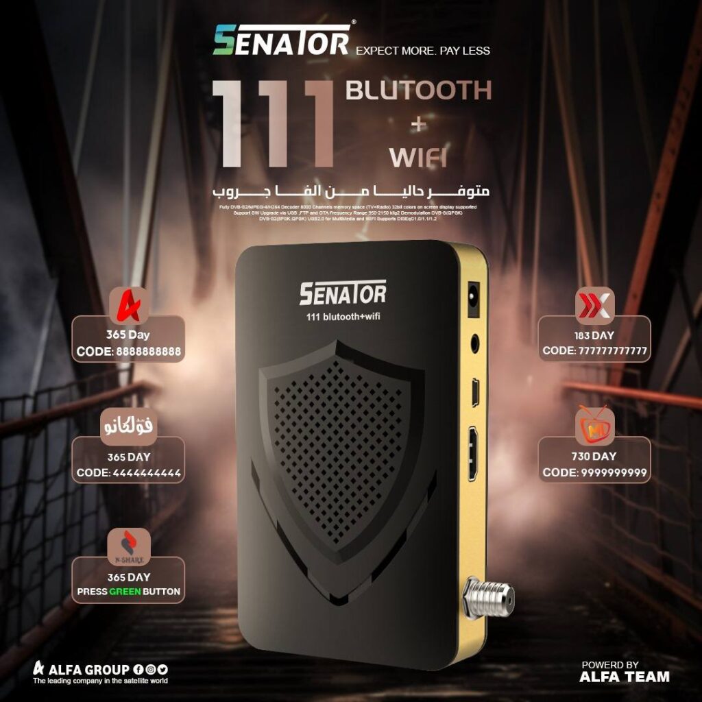 Senator 111 Bluetooth + wifi 2025 - ElJokar Electronics